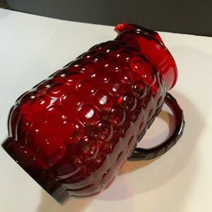 Anchor Hocking | Dining | Pitcher Bubble Ruby Red Glass Anchor Hocking ...